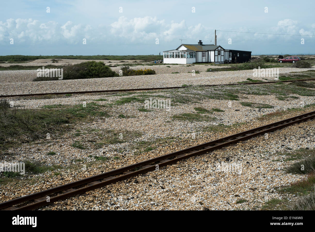 Dungeness,a headland on the coast of Kent and one of the largest ...
