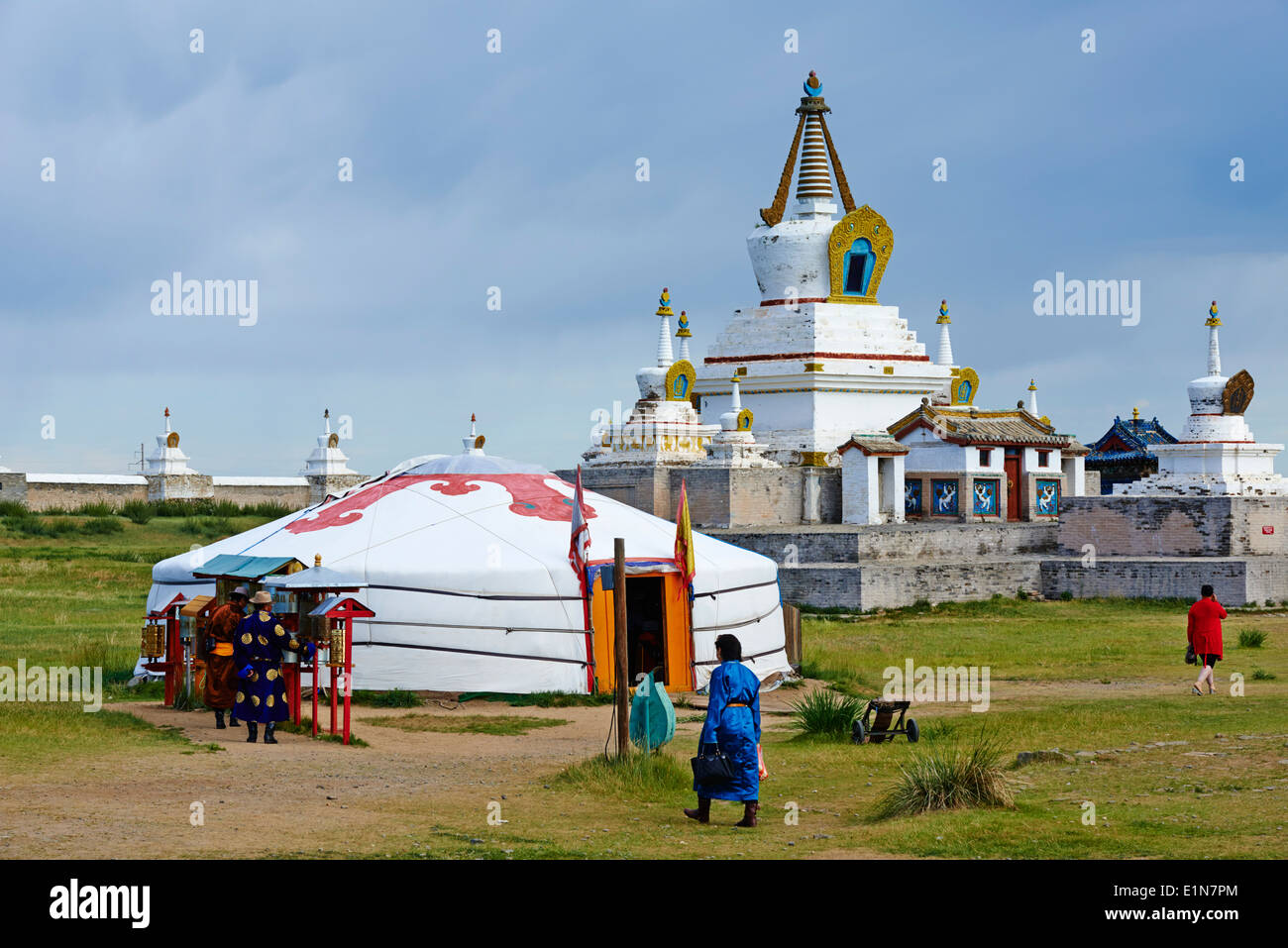 Mongolia, Ovorkhangai, Kharkhorin, Erdene Zuu Monastery, Orkhon valley ...