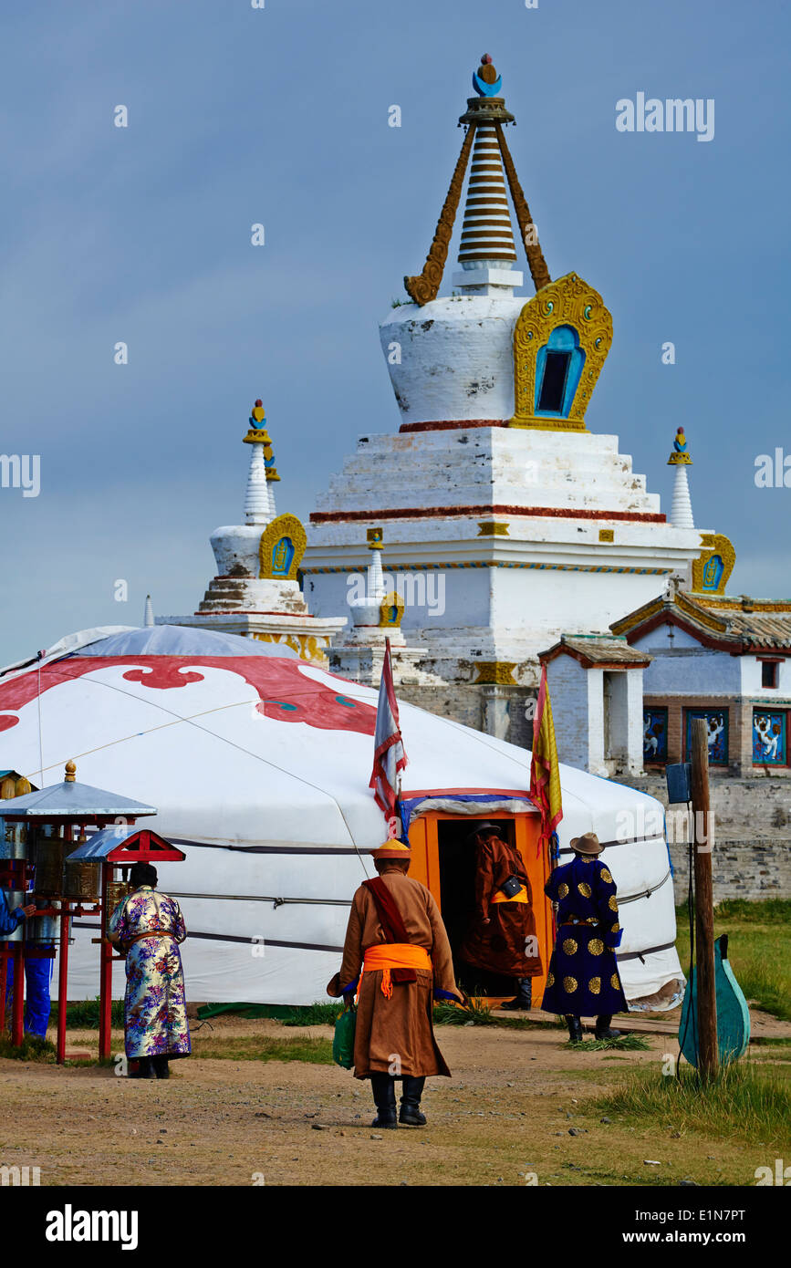 Mongolia, Ovorkhangai, Kharkhorin, Erdene Zuu Monastery, Orkhon valley ...