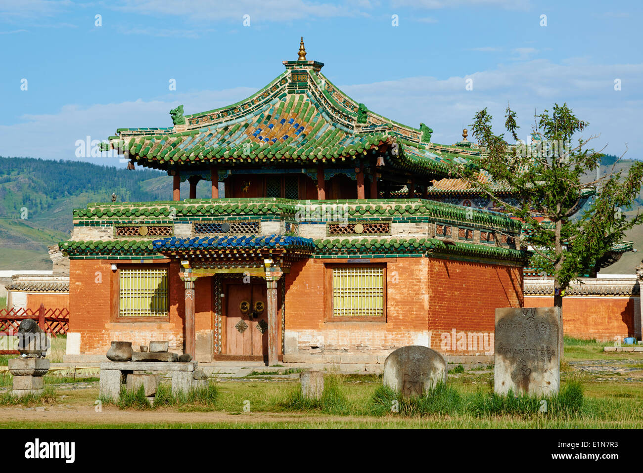 Mongolia, Ovorkhangai, Kharkhorin, Erdene Zuu Monastery, Orkhon valley ...