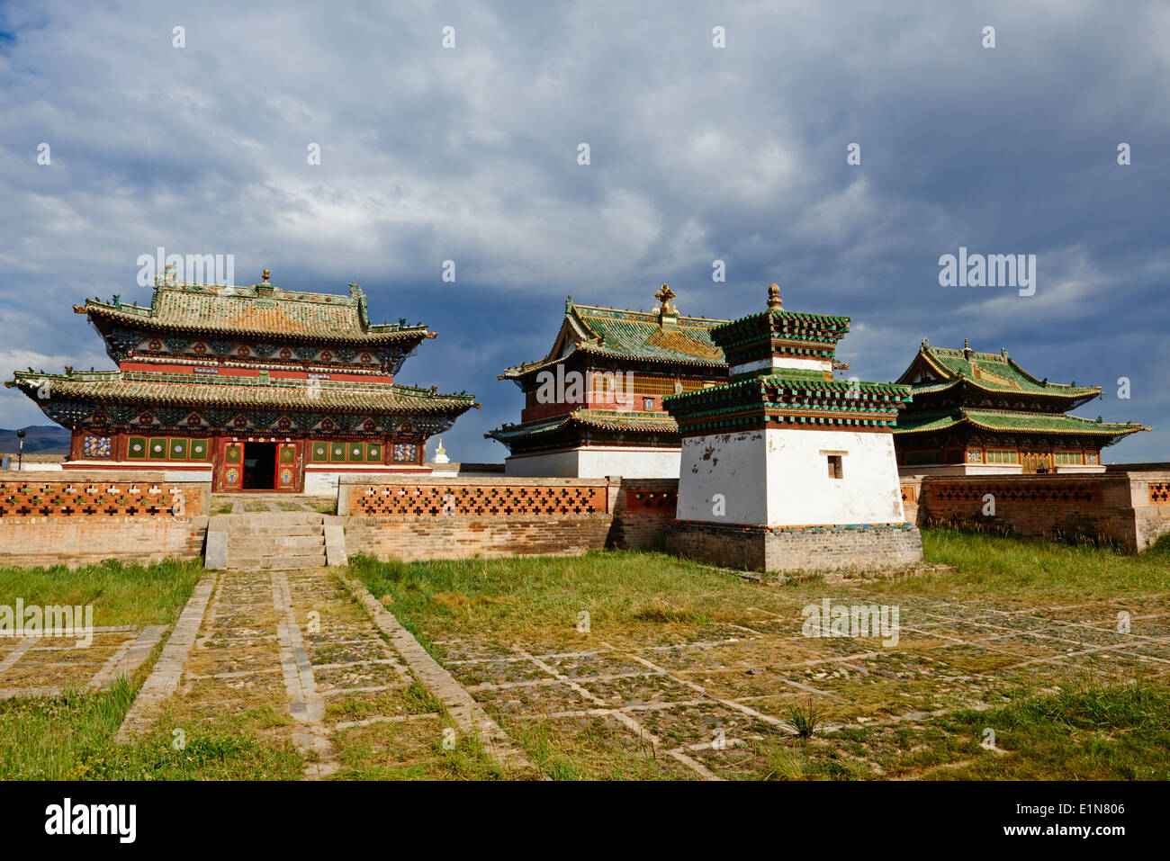 Mongolia, Ovorkhangai, Kharkhorin, Erdene Zuu Monastery, Orkhon valley ...