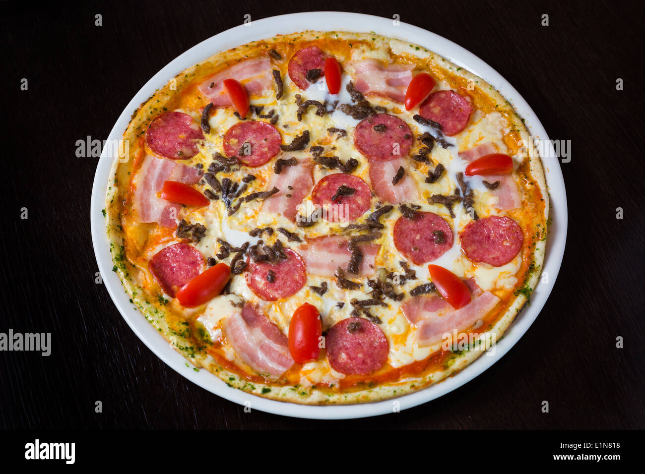 Pizza ham hi-res stock photography and images - Alamy