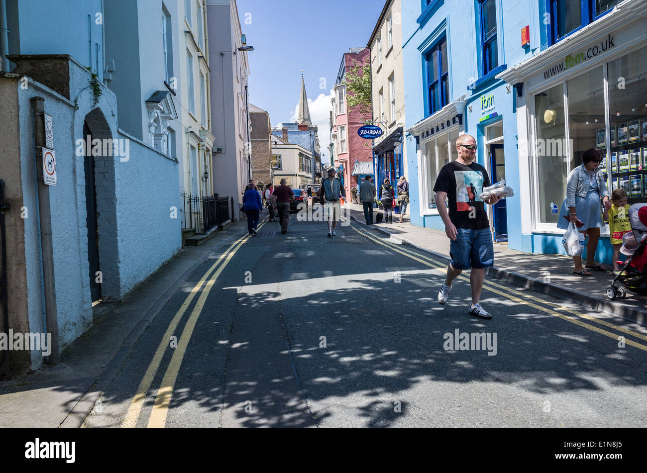 Tenby town hi-res stock photography and images - Alamy