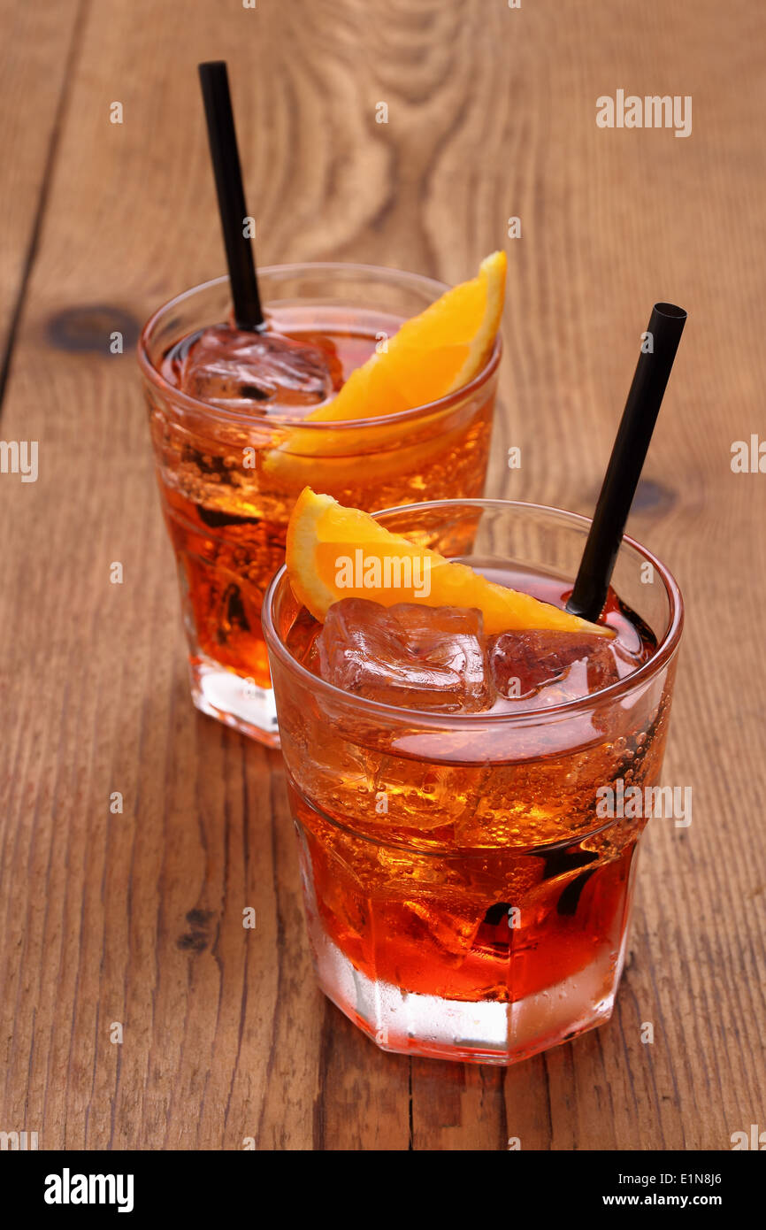 Aperol spritz ice cubes hi-res stock photography and images - Alamy