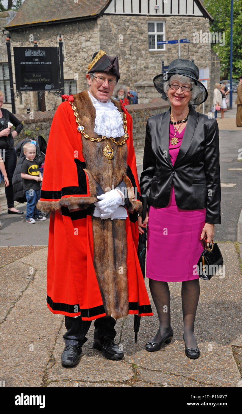 Maidstone, Kent, England. Civic Day Parade to honour the election of ...