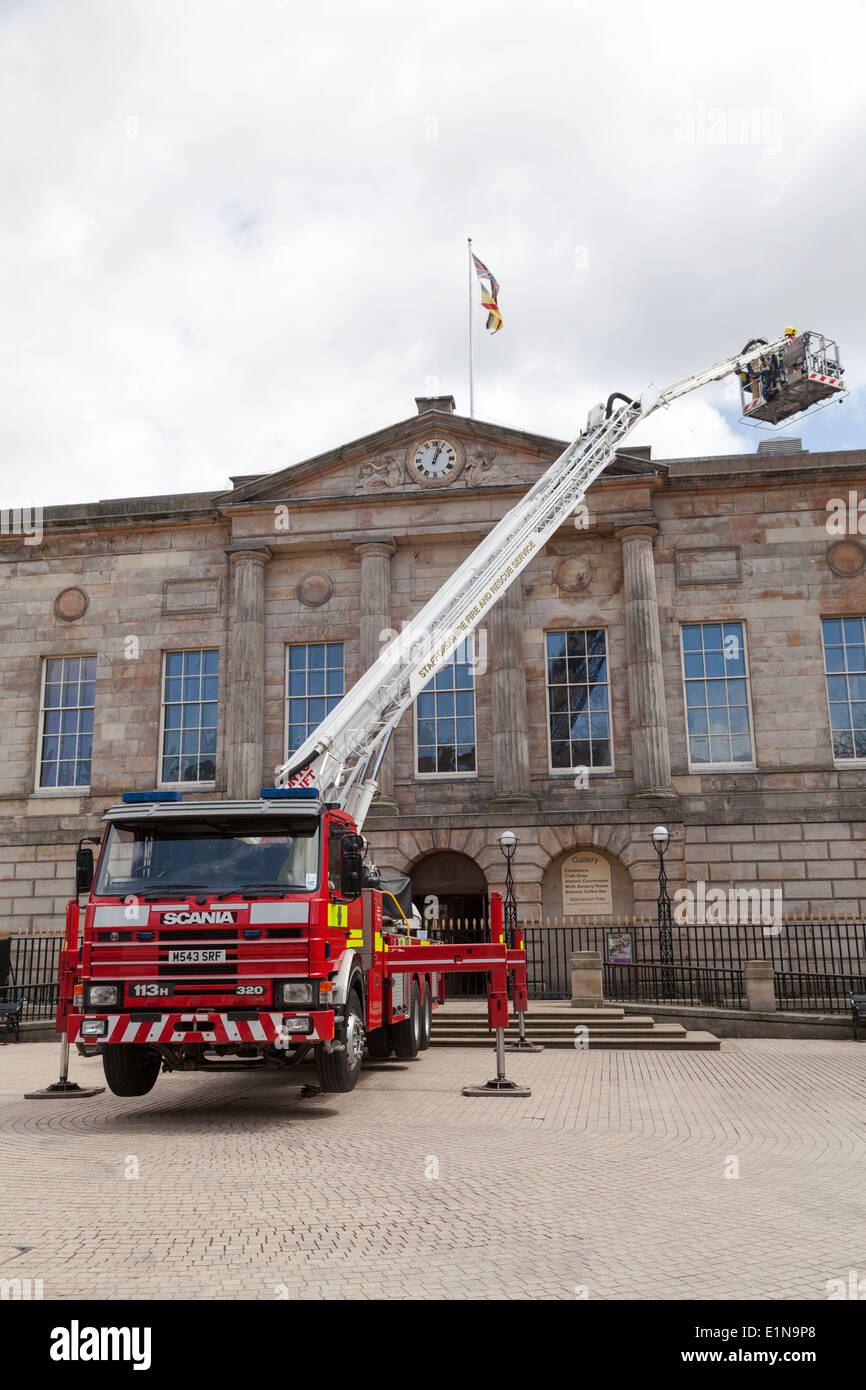 UK, Staffordshire, Stafford, the Staffordshire Fire And Rescue Service ...