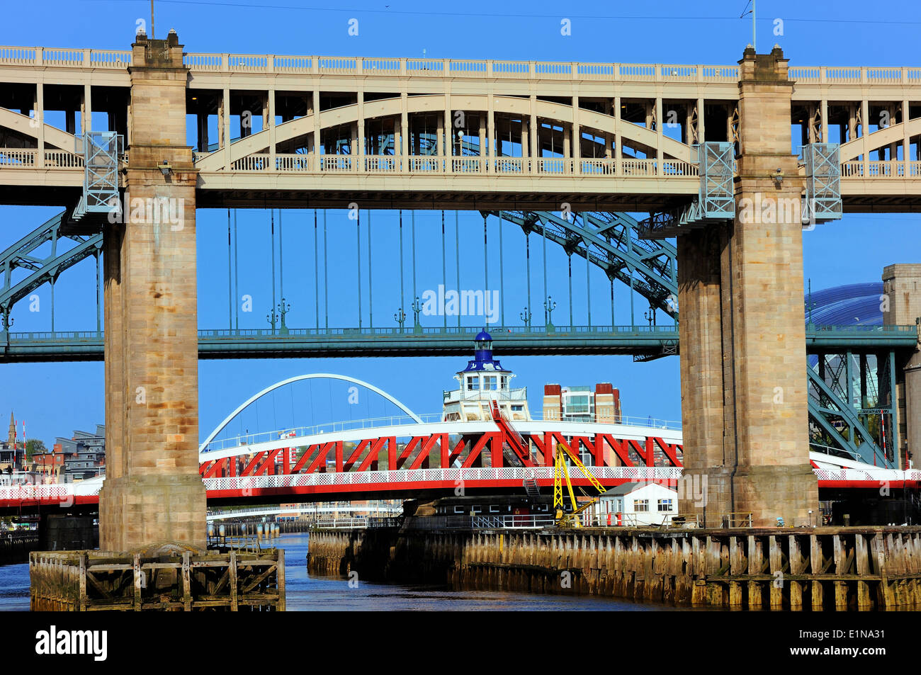 newcastle quay side Stock Photo - Alamy