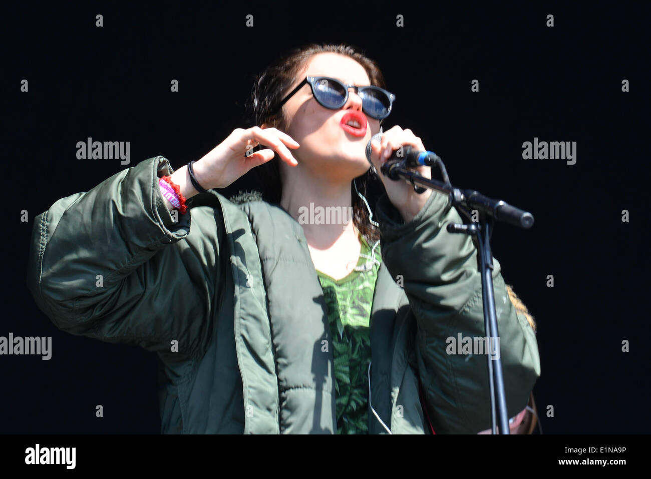 London England, 7th June 2014 : Sky Ferreira kick off at Field Day ...