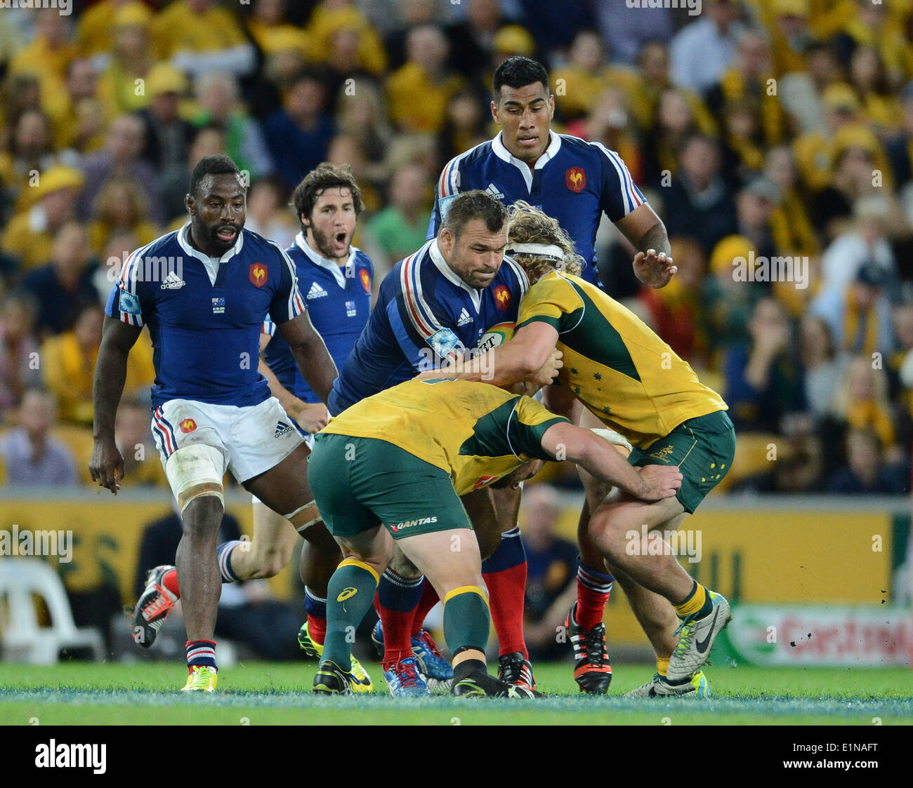 Brisbane, Australia. 07th June, 2014. International Test rugby series ...