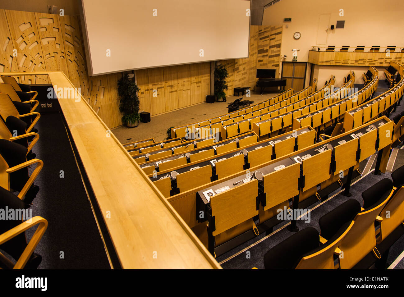 Overview of seating in the main auditorium at the CERN Laboratory in ...