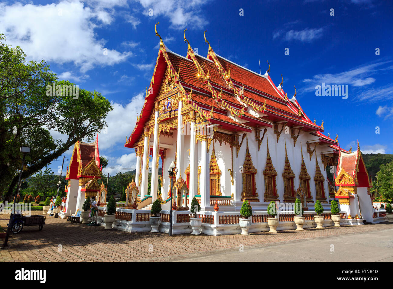 Wat Chalong is the most important temple of Phuket Stock Photo - Alamy