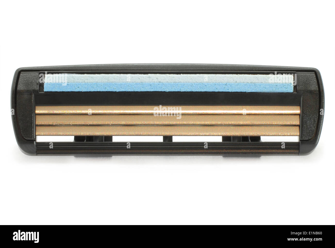 Razor blade on a white background Stock Photo - Alamy