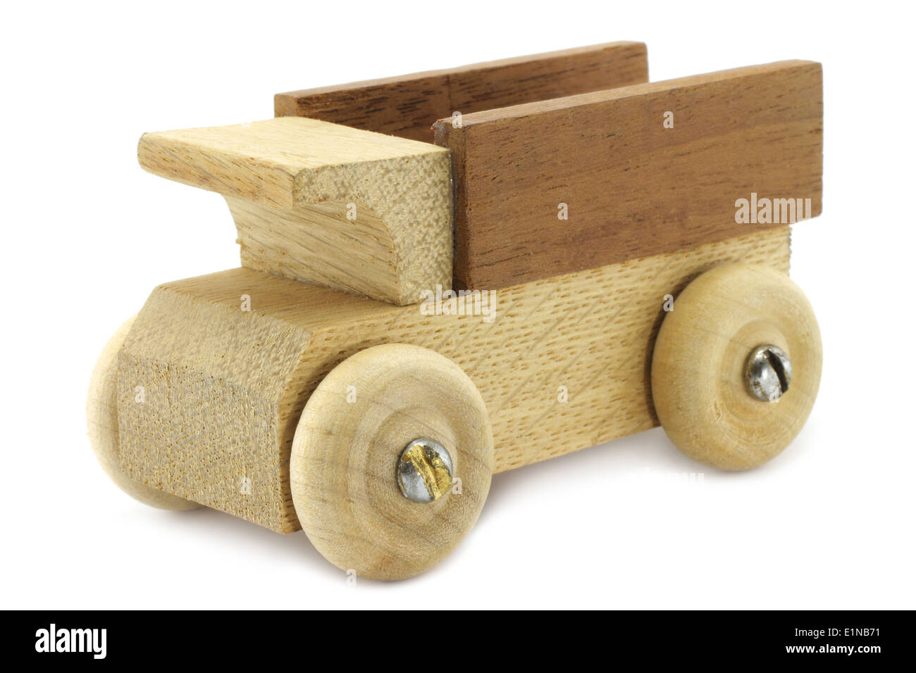 Wooden car toys Cut Out Stock Images & Pictures - Alamy