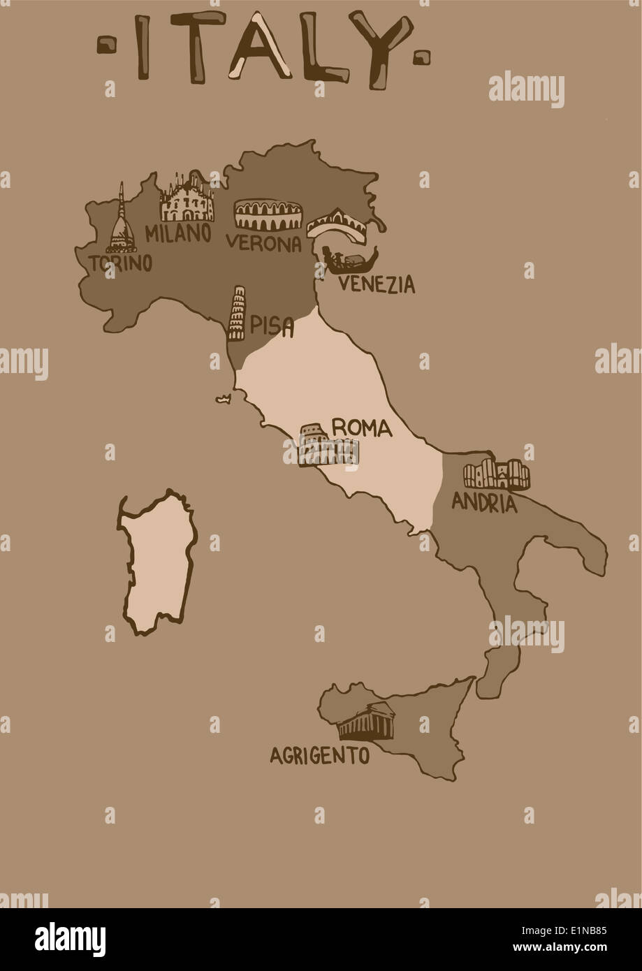 Baggio Italy Map Venice Carta Geologica Delle Tre Venezie #6