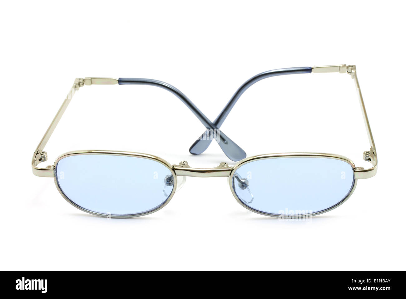 Eyeglasses close-up on a white background Stock Photo - Alamy