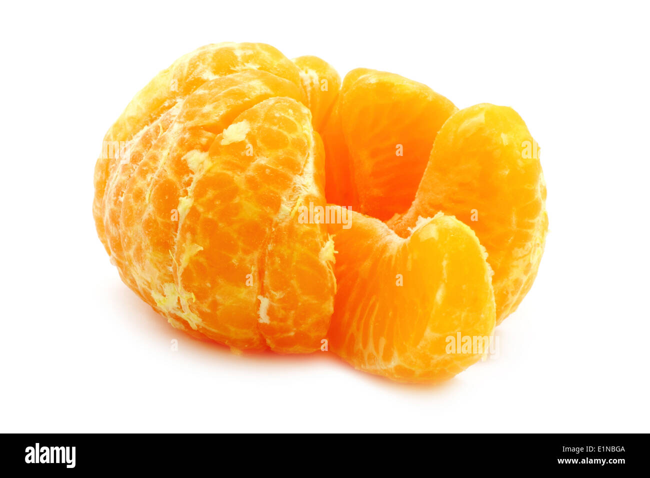 Fresh juicy mandarin on a white background Stock Photo - Alamy