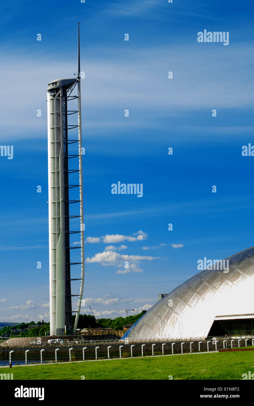 Science Tower at Science Centre in Glasgow, Scotland Stock Photo - Alamy