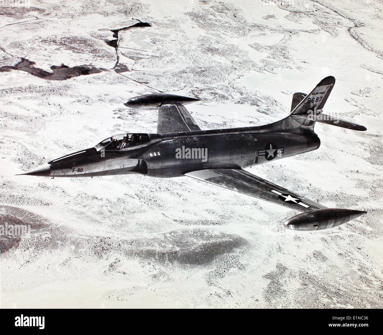 The Lockheed XF-90 was an experimental interceptor aircraft developed in the 1950s. It was ...