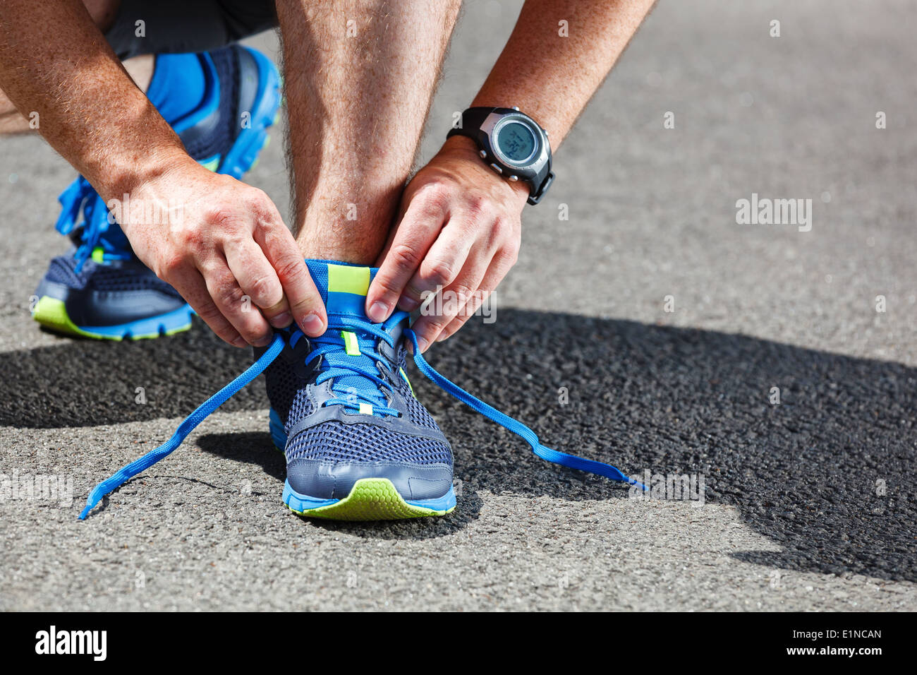 Checking shoes hi-res stock photography and images - Alamy