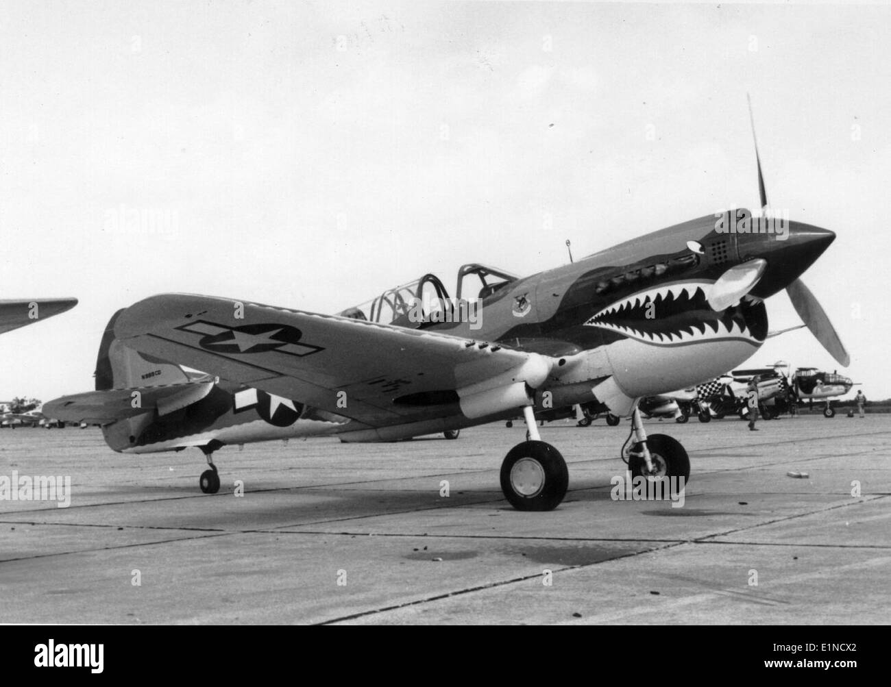 Curtiss P 40n Warhawk Black and White Stock Photos & Images - Alamy