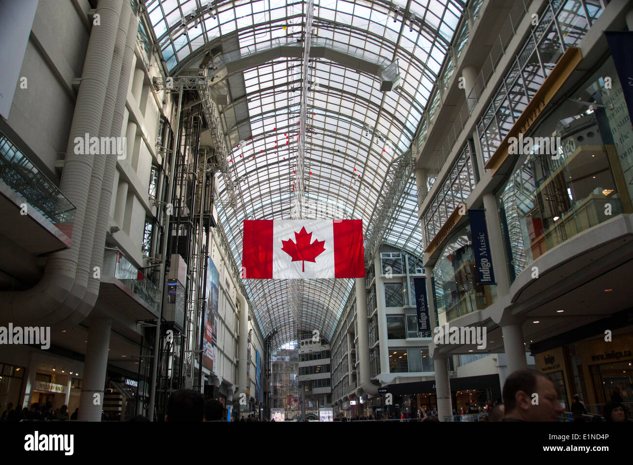 Toronto Eaton Center is shopping centre and office complex in downtown ...