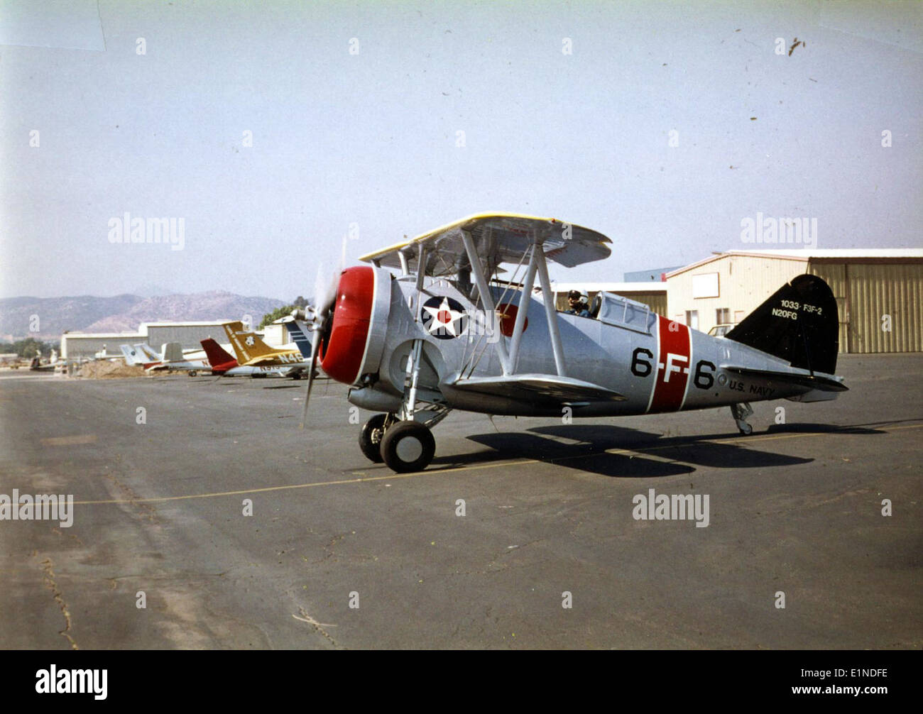The Grumman F3F-2, N20FG, a biplane fighter aircraft, was part of the U ...