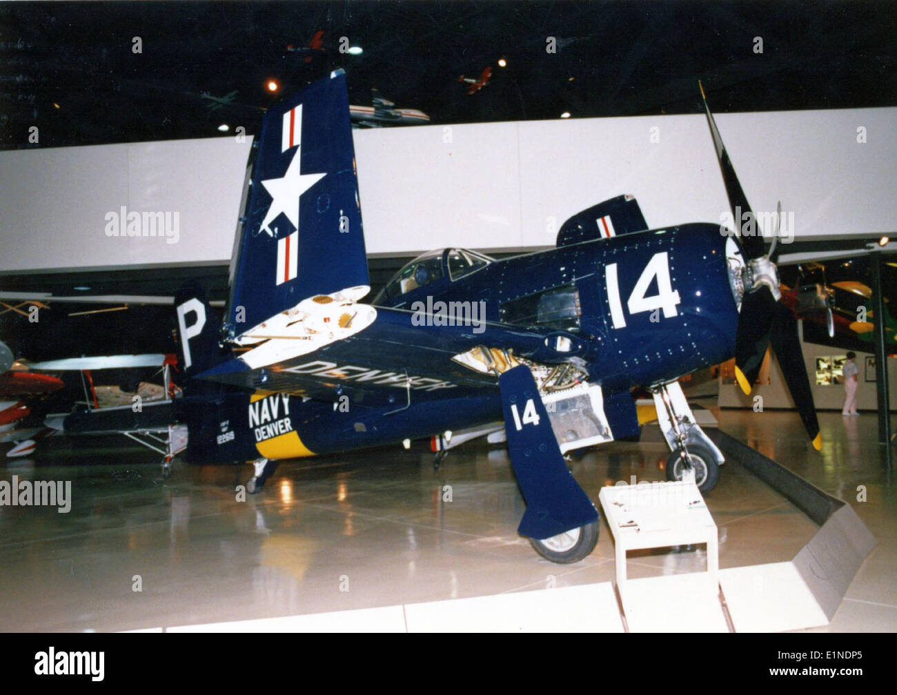 The Grumman F8F-2 Bearcat, registered N700F and captured in the EAA ...