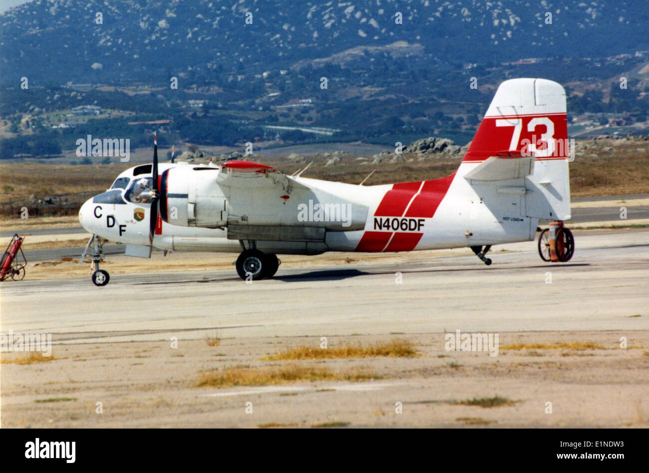 The Grumman S2F-1 Tracker, tail number 133322, is a twin-engine ...