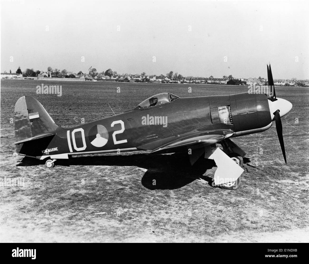 The Hawker Sea Fury, a British naval fighter aircraft, was used by the ...