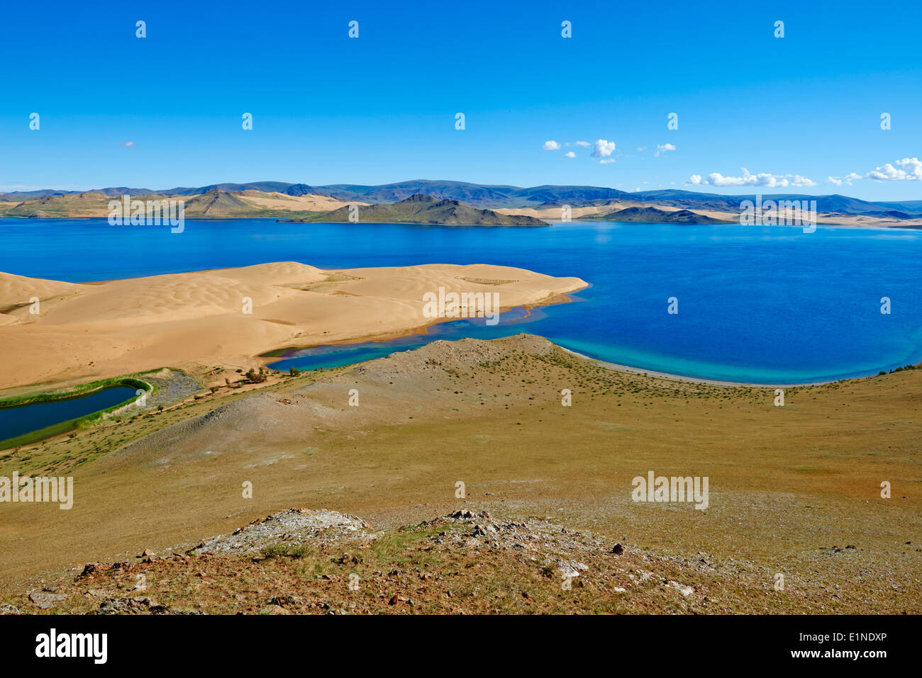 Mongolia, Zavkhan province, Khar Nuur lake Stock Photo - Alamy