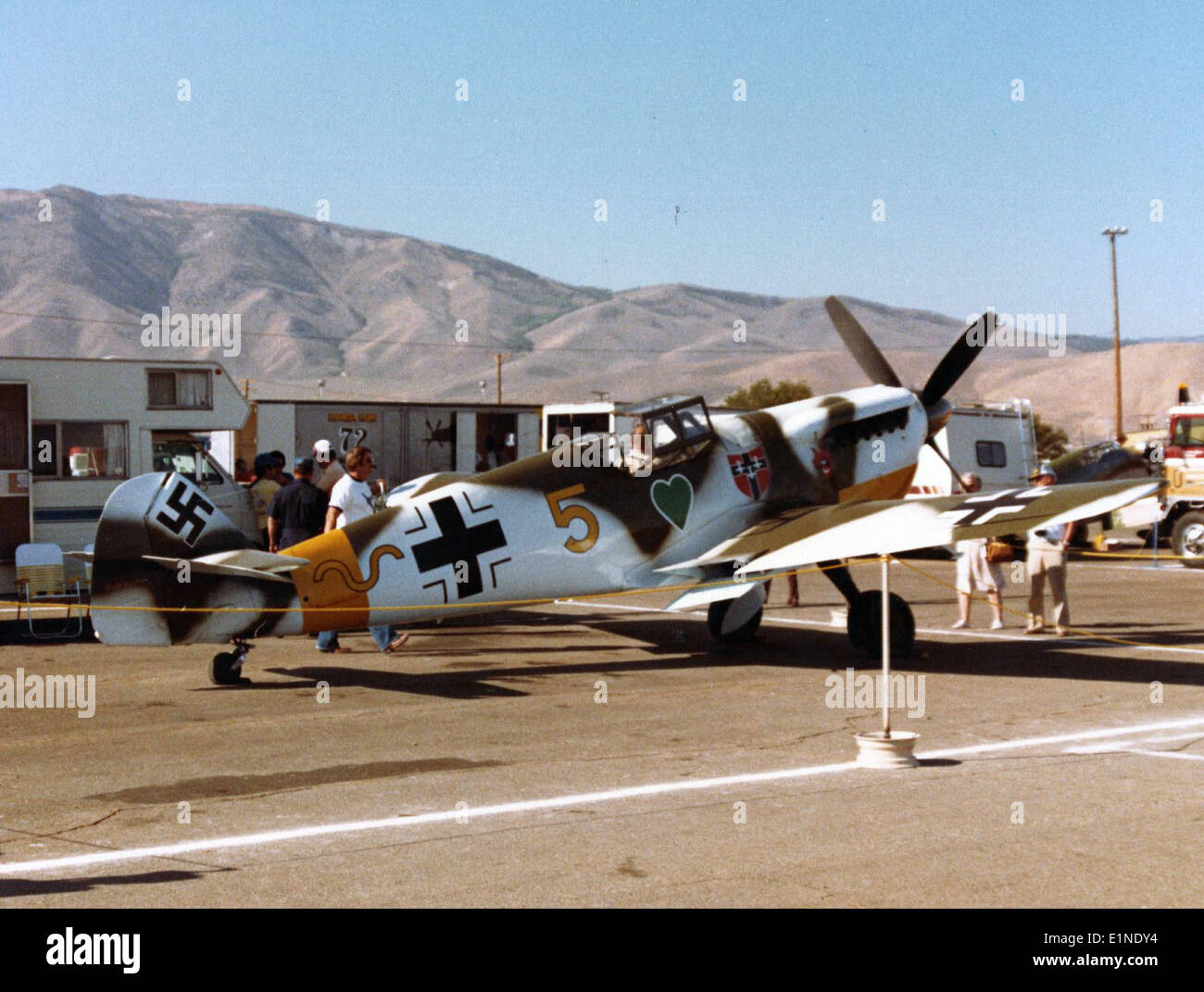The Hispano HA-1112, registered N109DW, is a Spanish-built variant of ...