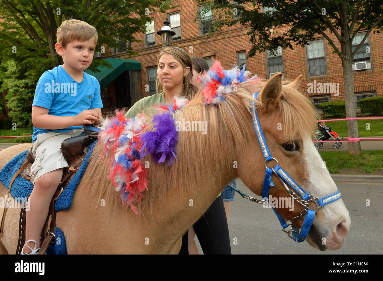 Pony boy riding running hi-res stock photography and images - Alamy