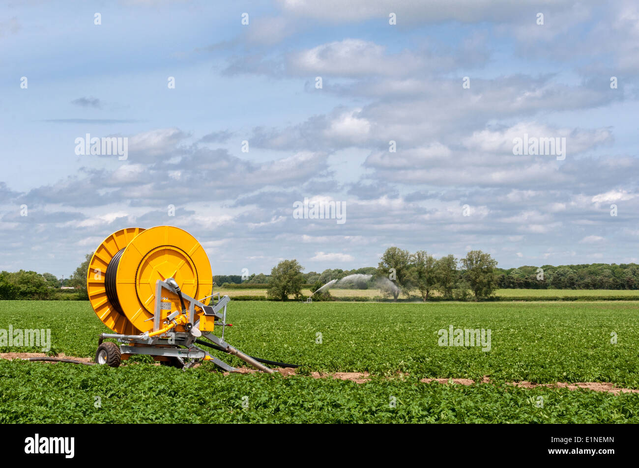 Modern irrigation system, Suffolk, England, UK Stock Photo - Alamy
