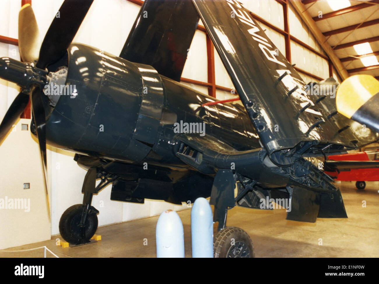 The Vought F4U-4 Corsair, serial number 967142, is a carrier-based ...