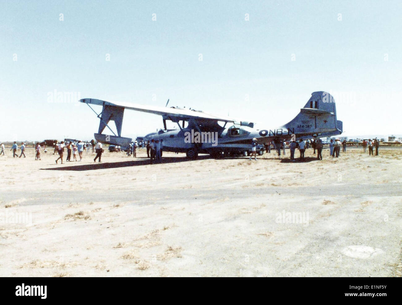 This image features the Consolidated PBY-5 Catalina, an amphibious ...