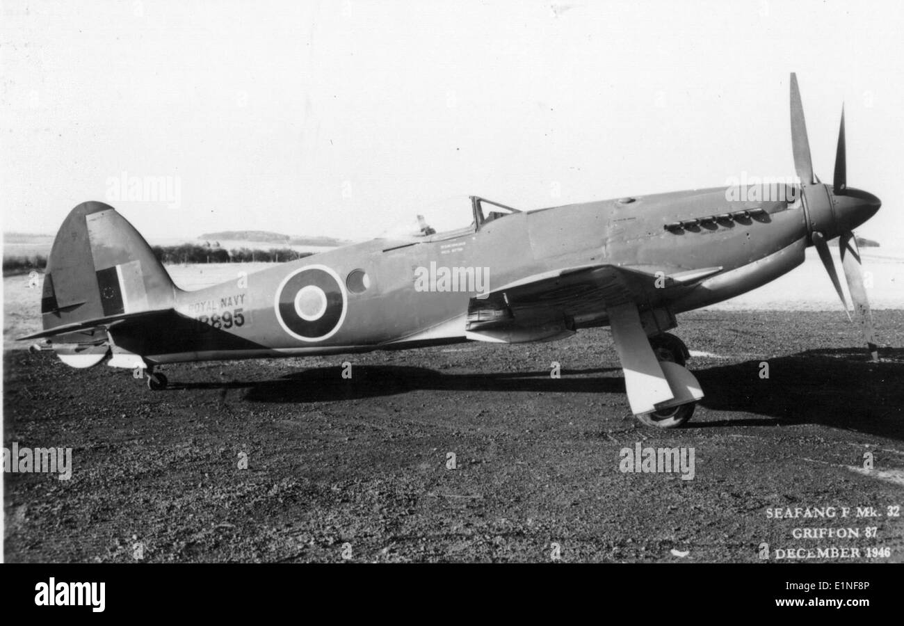The Supermarine Seafang Mk.32, with registration VB895, was a British ...