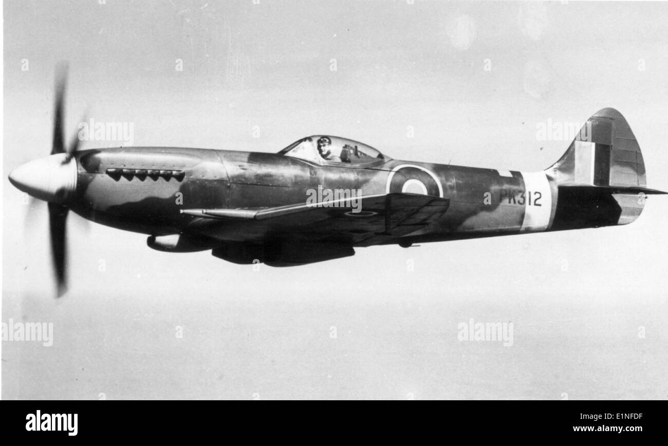 The Supermarine Spitfire Mk.22, registration PK312, was a late-model ...