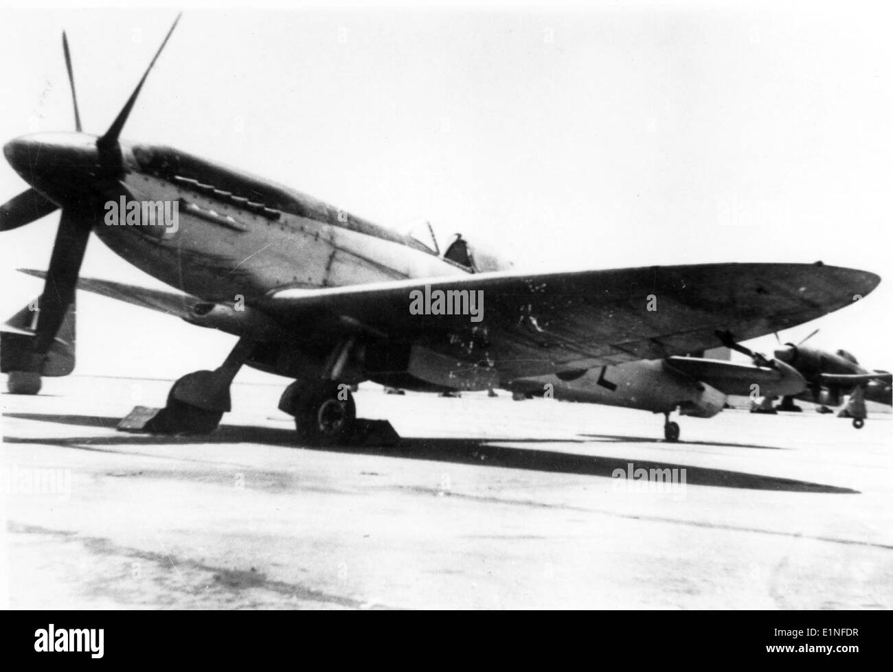 Old spitfire Black and White Stock Photos & Images - Alamy