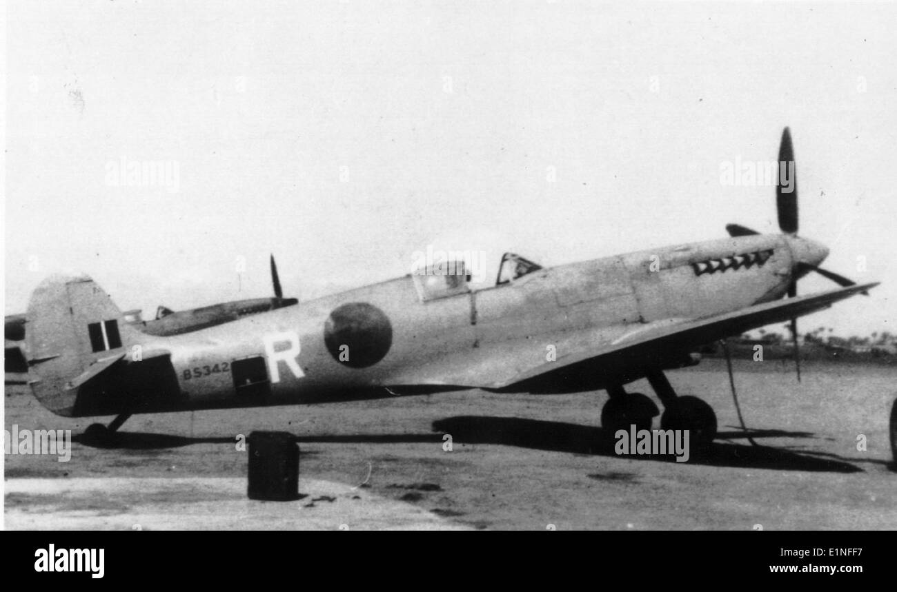 The Supermarine Spitfire Mk.IXc, BS342, was flown by 238 Squadron ...