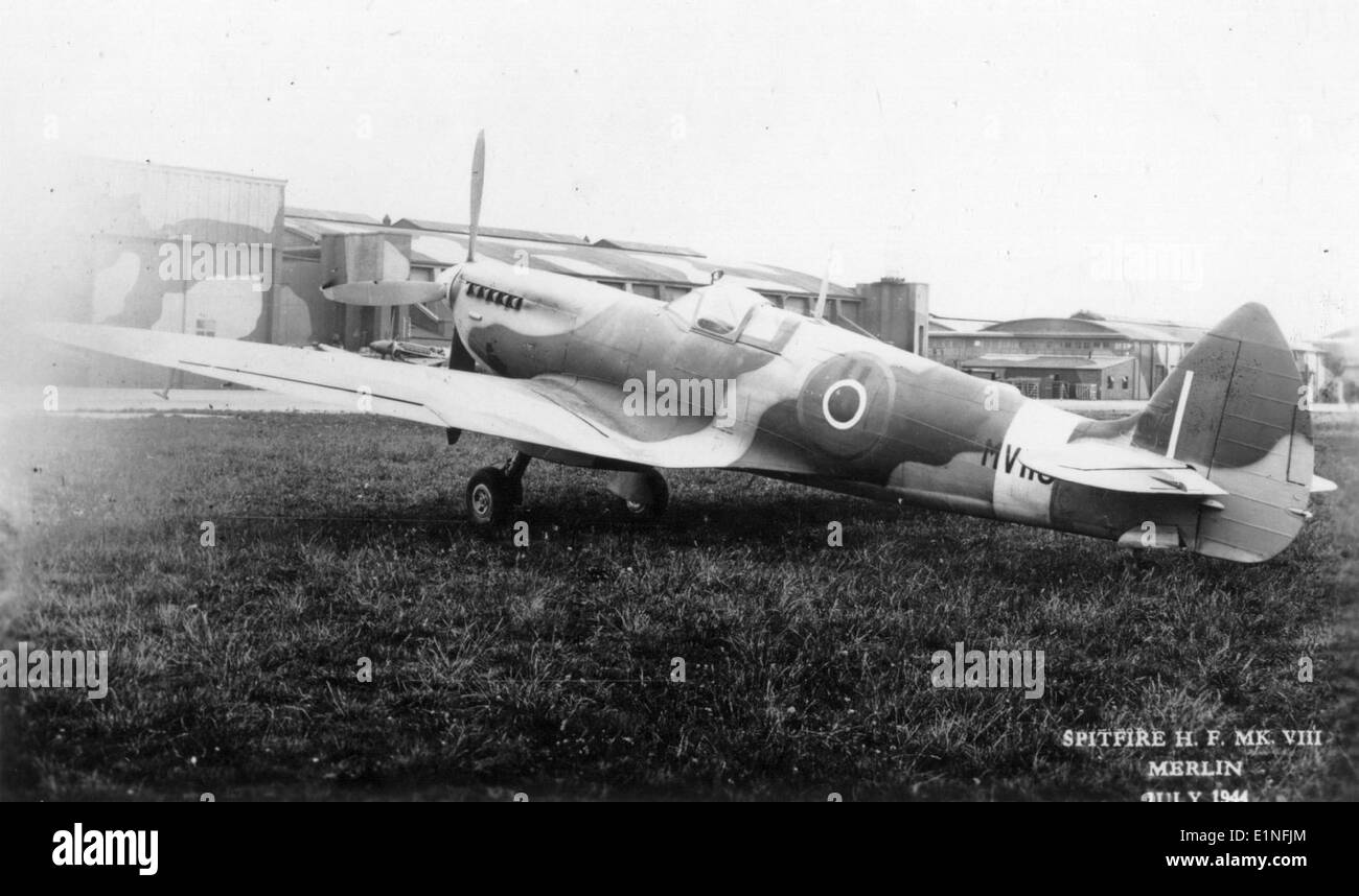 The Supermarine Spitfire Mk.VIII, registered MV116, was a British ...