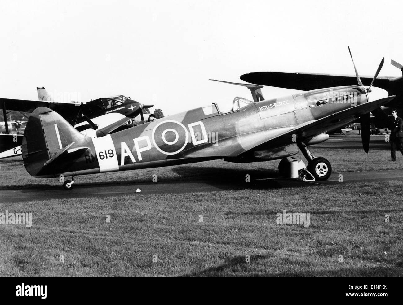 Supermarine Spitfire Mk.XIVc, RM689, as RM619, G-ALGT Stock Photo - Alamy