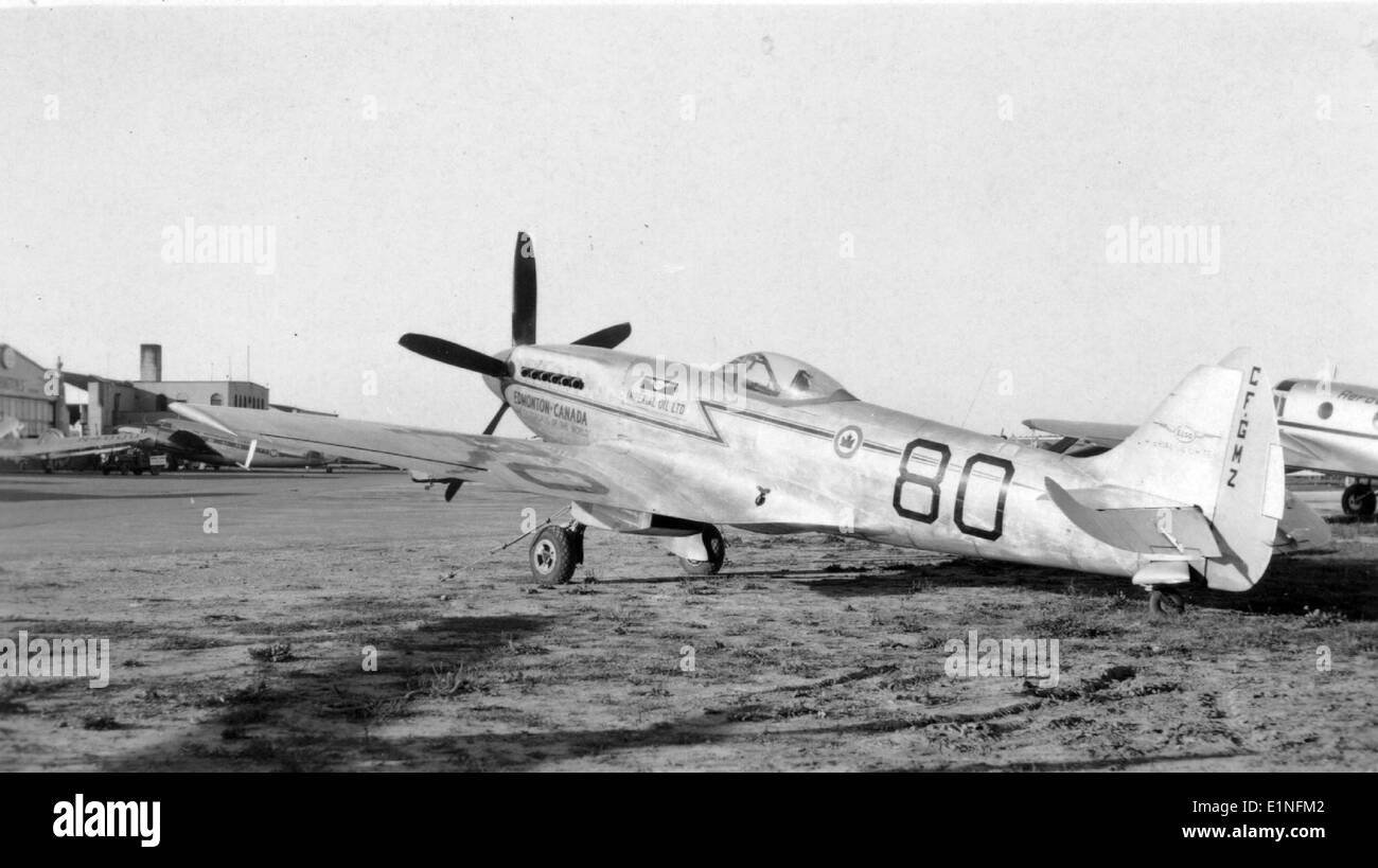 The Supermarine Spitfire Mk.XIVe, serial TZ138, was a British WWII-era ...