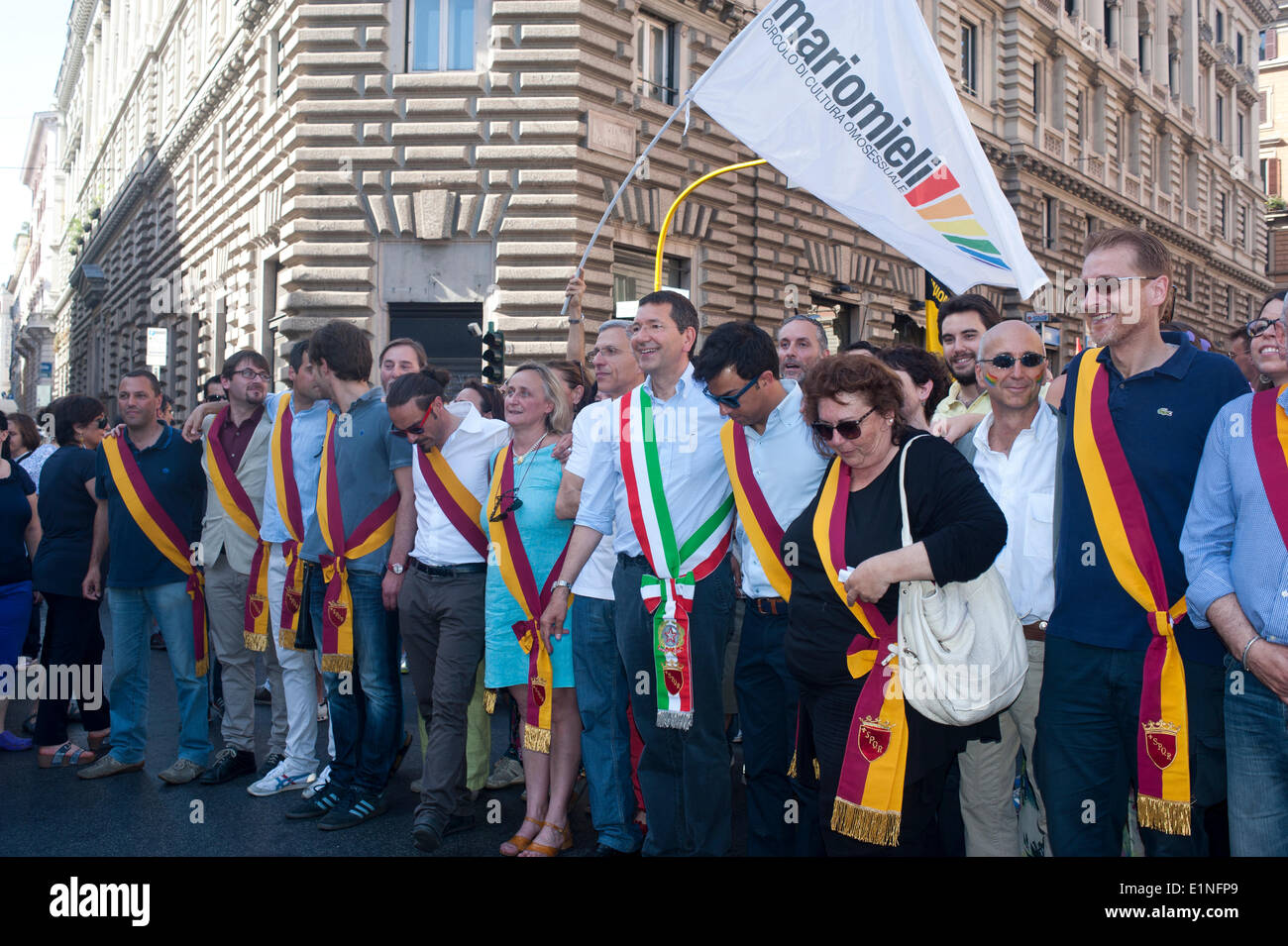 Gay Pride Rome High Resolution Stock Photography and Images - Alamy