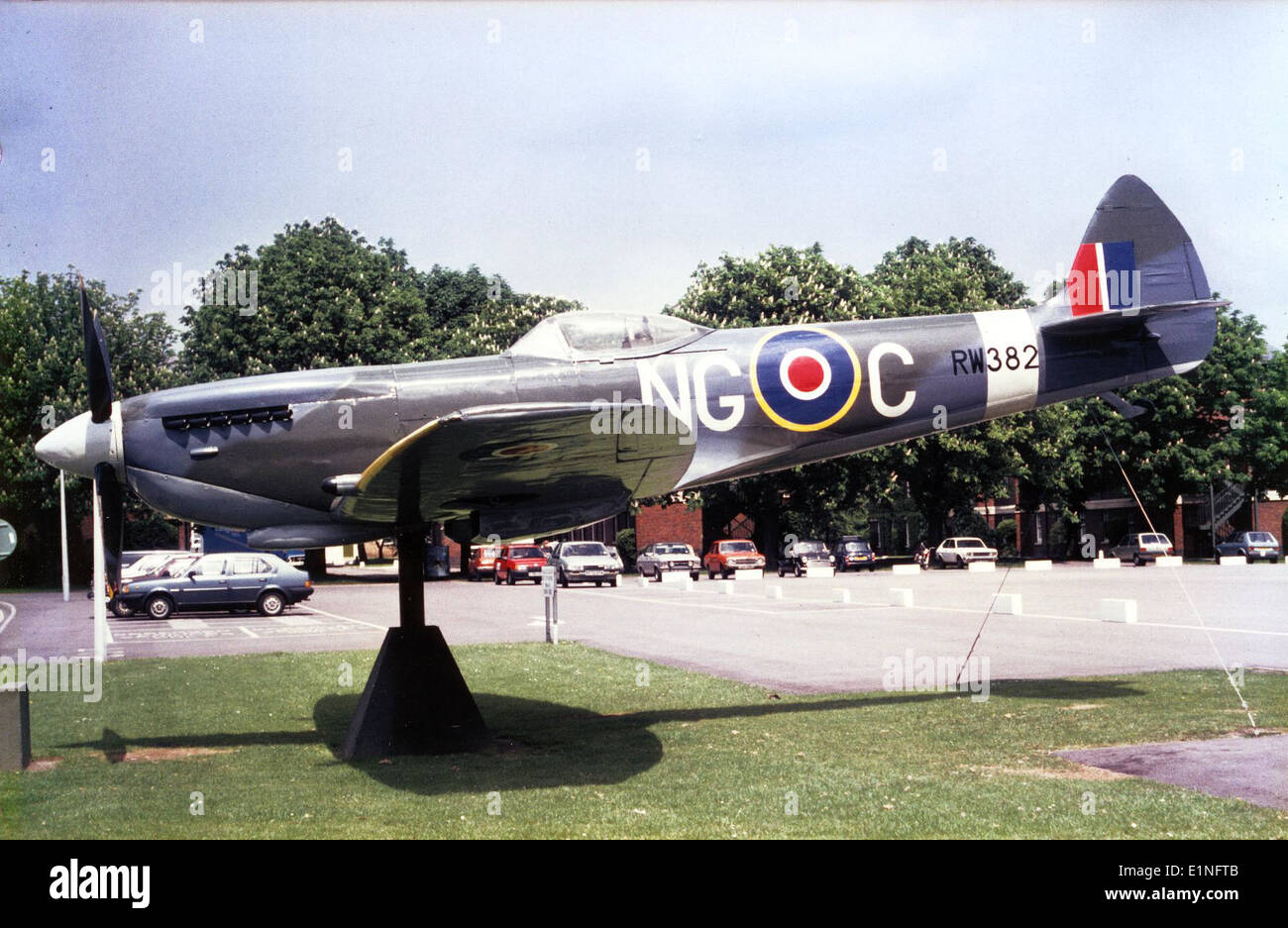 Supermarine Spitfire Mk.XVIe, RW382, RAF Uxbridge Stock Photo - Alamy