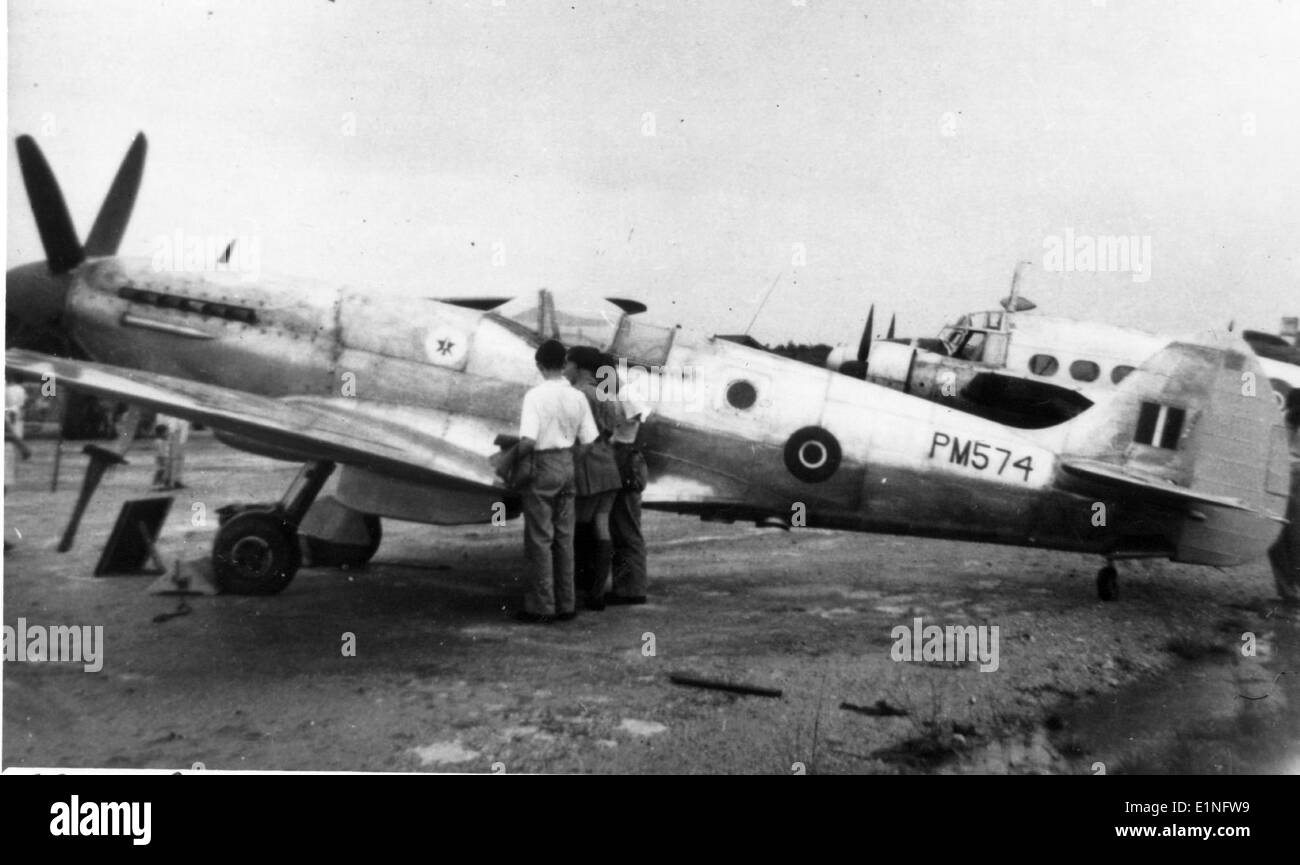 The Supermarine Spitfire PR.XIX, registration PM574, was operated by ...