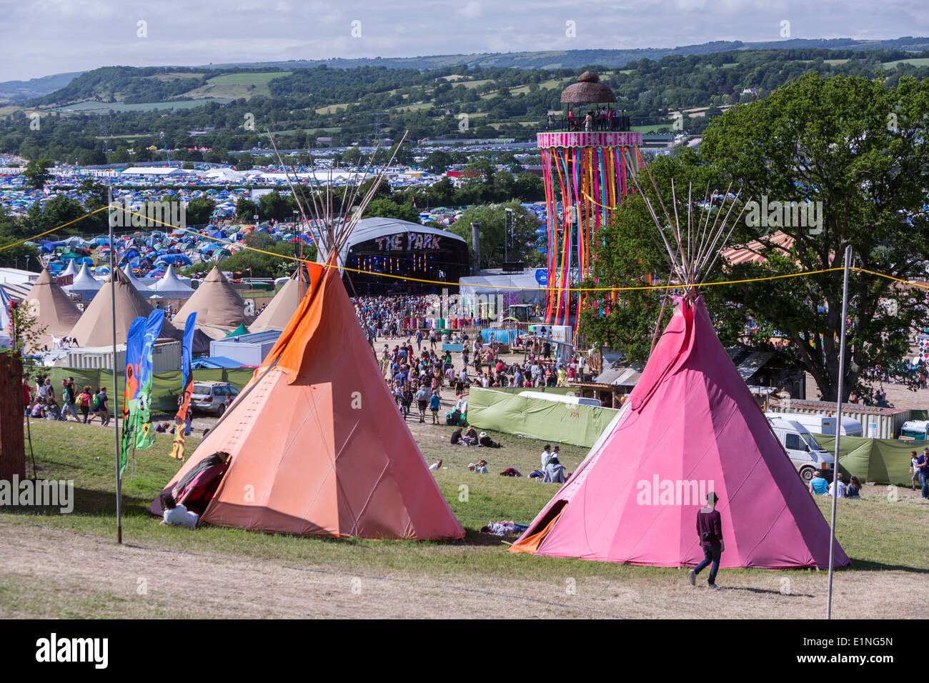 Circus field glastonbury hi-res stock photography and images - Alamy