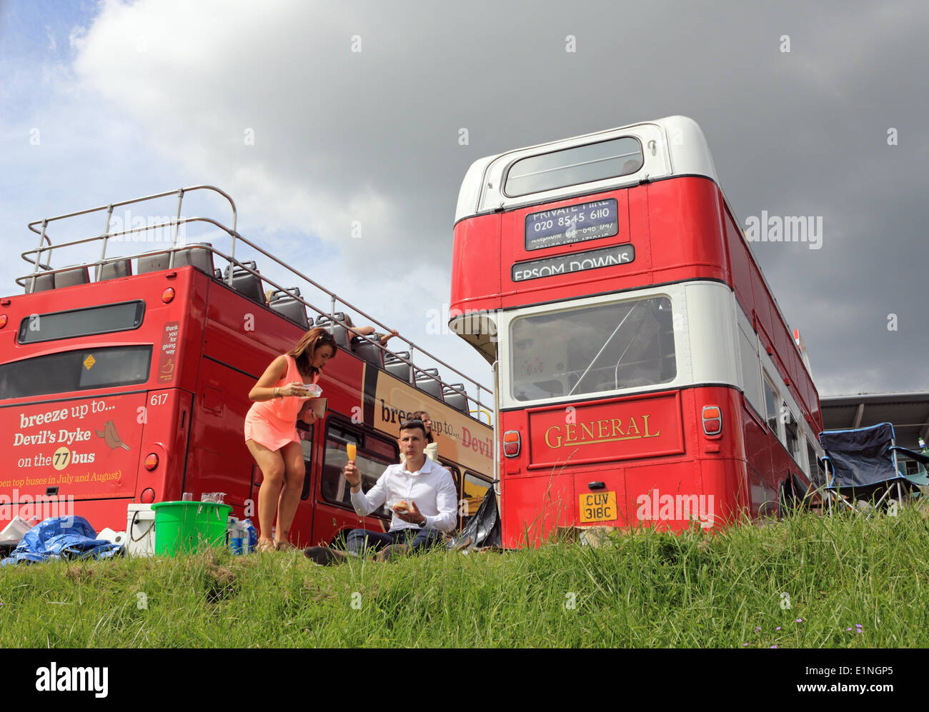 First bus double decker bus hi-res stock photography and images - Alamy
