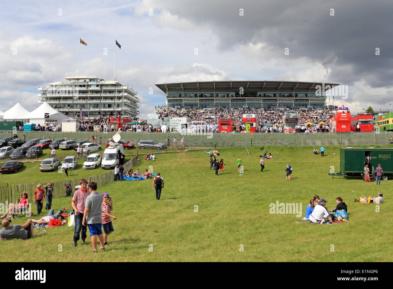Epsom Downs Surrey England, UK. 7th June 2014. The Epsom Derby is the ...