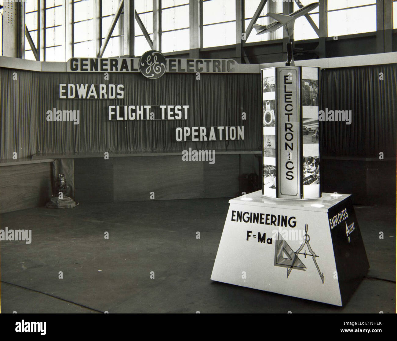This photo from the John W. Burgess collection showcases a display ...