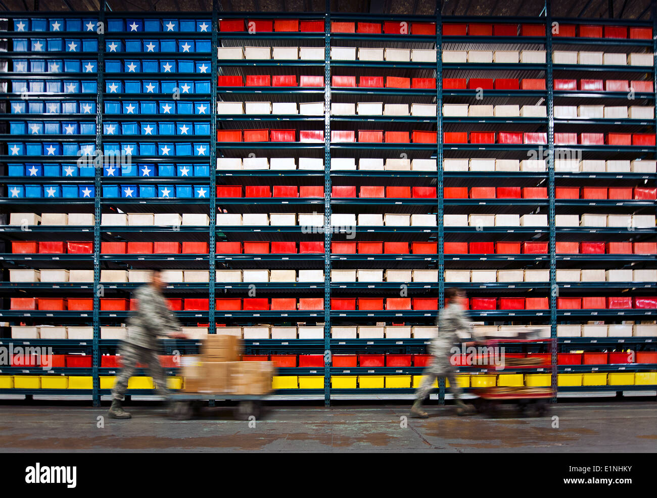 US Air Force Airmen with the 325th Logistics Readiness Squadron ...